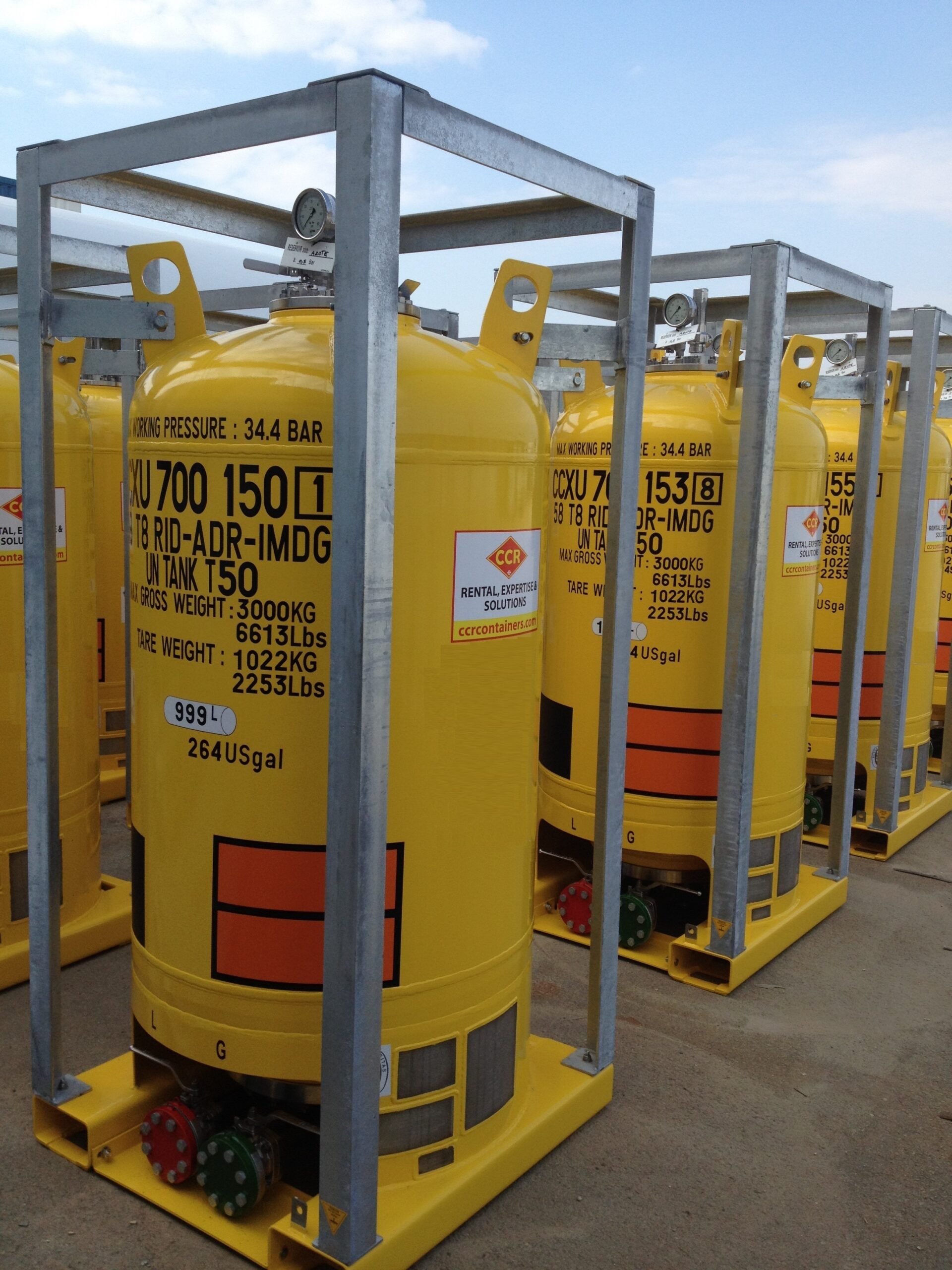 Cylinders for gases - Eurotainer